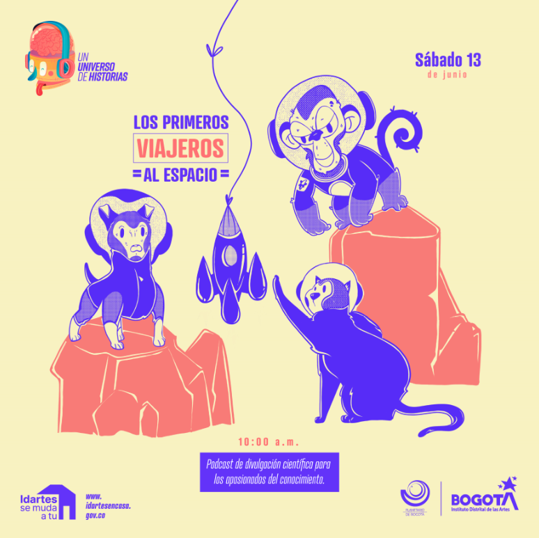 Los primeros viajeros al espacio | Planetario de Bogotá Los primeros viajeros al espacio | Planetario de Bogotá